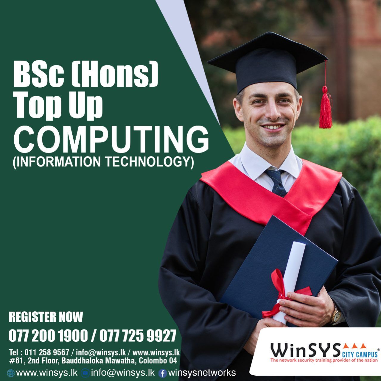 BSc (Hons) in Computing(Information Systems) - WinSYS City Campus
